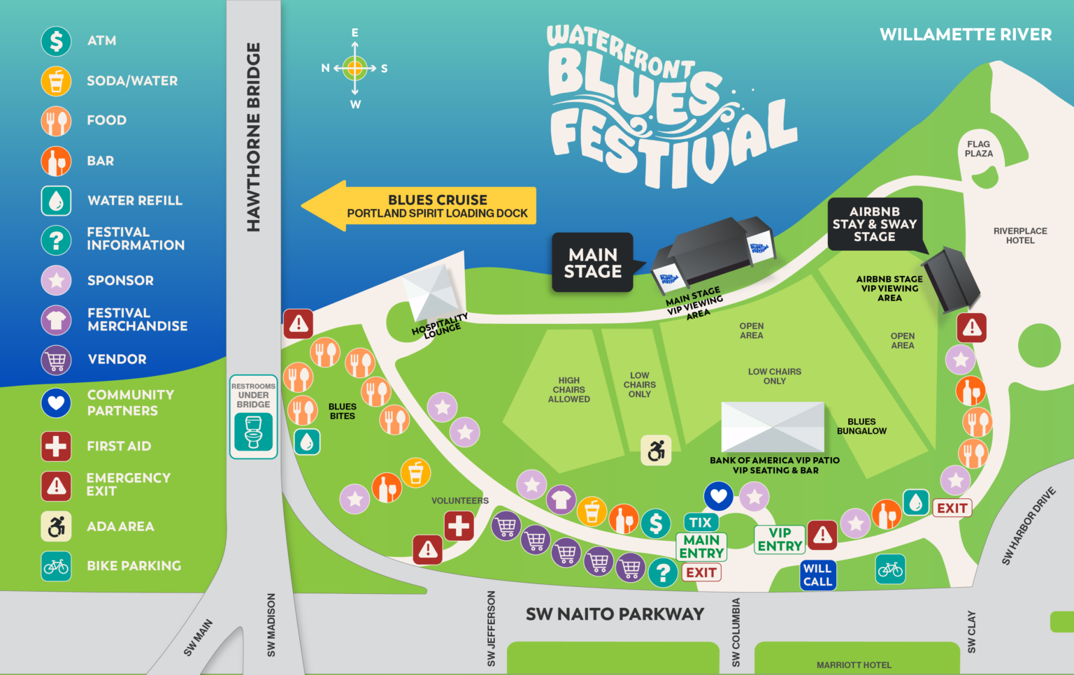 Festival Information - Waterfront Blues Festival