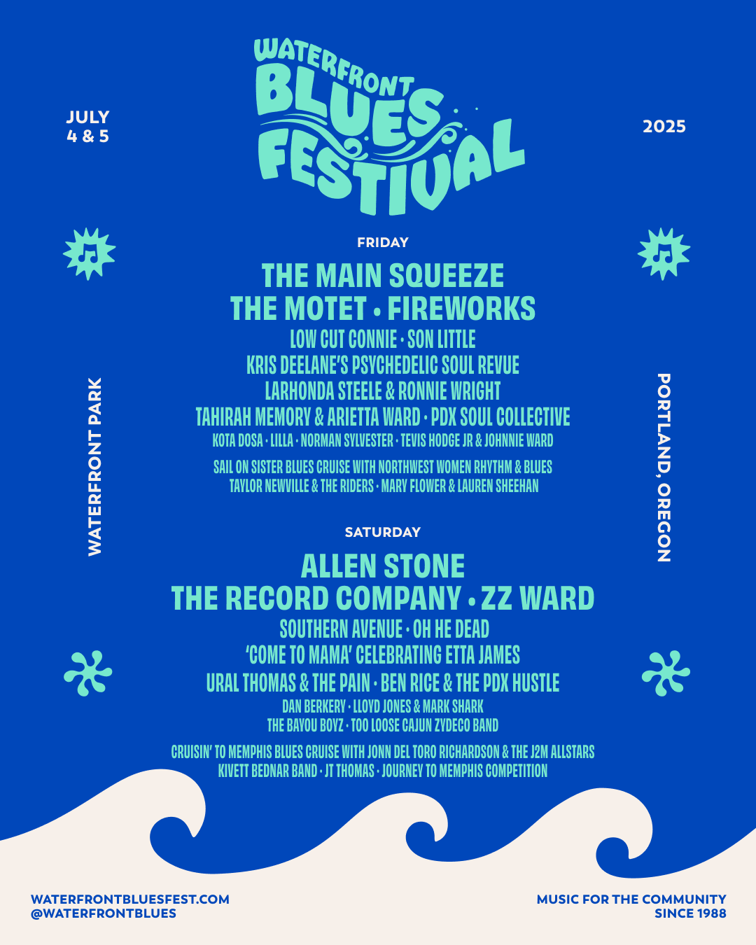 Past Lineups - Waterfront Blues Festival